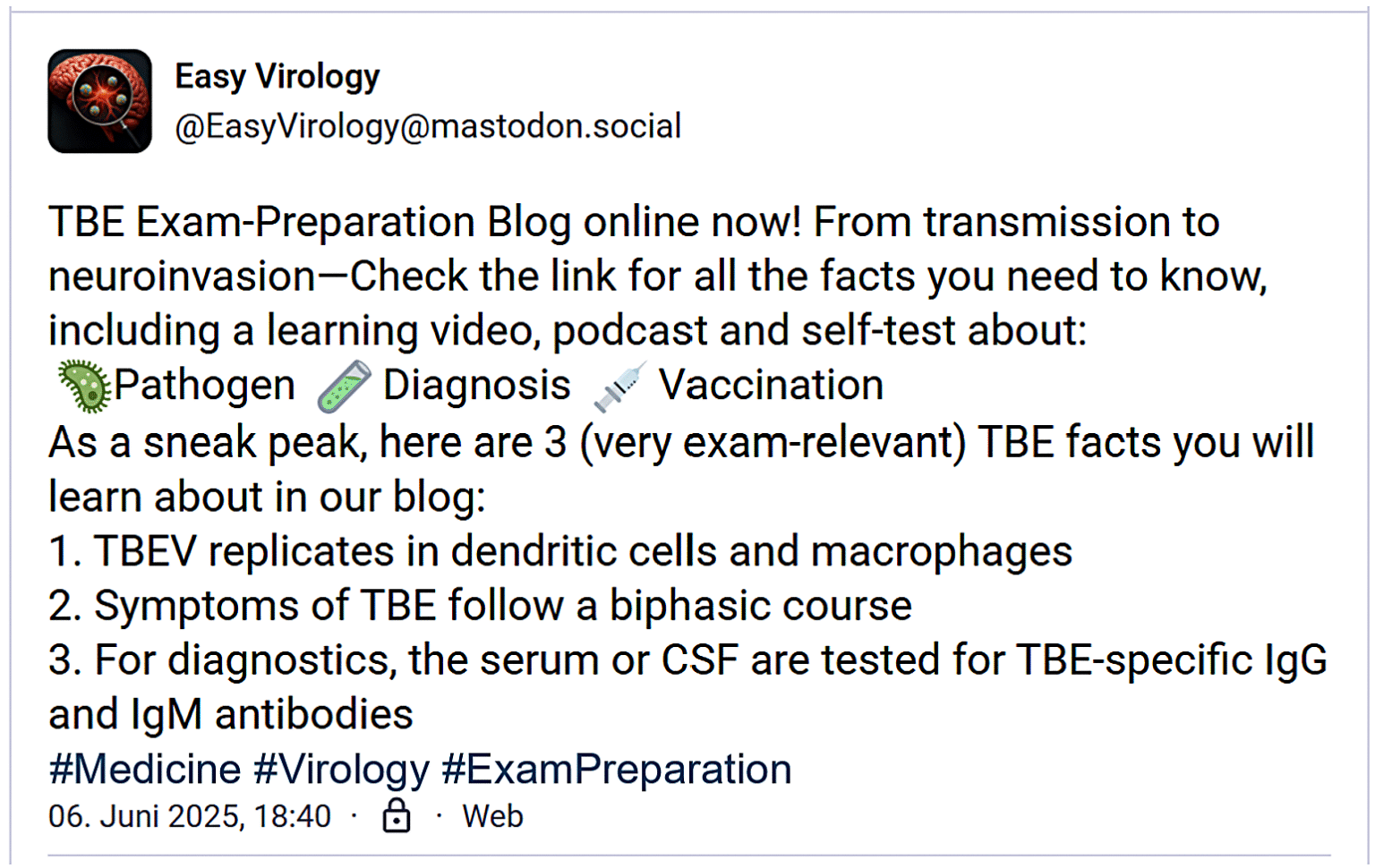 Tick Tock, TBE O’Clock: Your Exam-Ready Guide about Tick-Borne Encephalitis « scicom